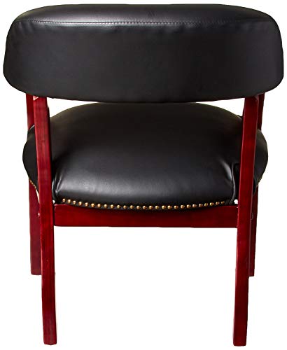 Boss Captain’s Chair In Black Vinyl