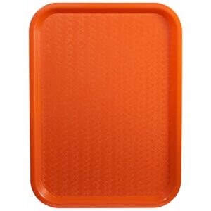 Winco Fast Food Tray, 12 by 16-Inch, Orange