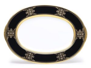 noritake evening majesty oval platter, 14-inches