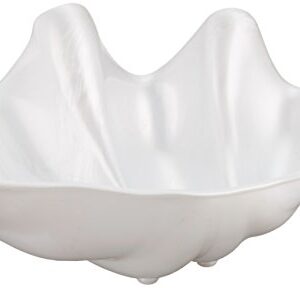 Winco PSBW-1W Shell Bowls, 22 Ounce, Pearl