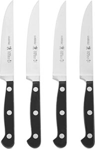 henckels classic razor-sharp steak knife 4 piece set, german engineered informed by 100+ years of mastery