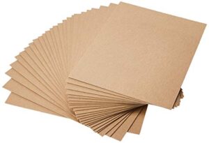 grafix medium weight 8.5 x 11”, natural pack of 25 – acid-free 0.057” chipboard sheets, create three-dimensional embellishments for cards, papercrafts, mixed media, home décor, 25 count