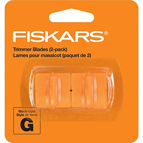 Fiskars 195960-1001 Trimmer Cutting Replacement Blades Style G, Orange 2.5 x 2.5 x 1.47 cm