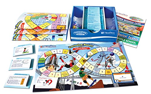 NewPath Learning-24-6009 Middle School Physical Science Curriculum Mastery Game, Grade 5-9, Class Pack