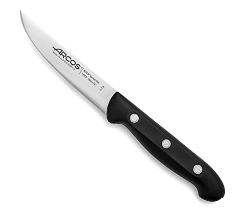 ARCOS Maitre Vegetable Knife, 100 mm | 4" Inch, Black