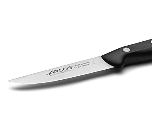 ARCOS Maitre Vegetable Knife, 100 mm | 4" Inch, Black