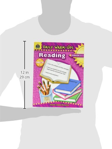 Teacher Created Resources Daily Warm-Ups: Reading Book, Grade 5