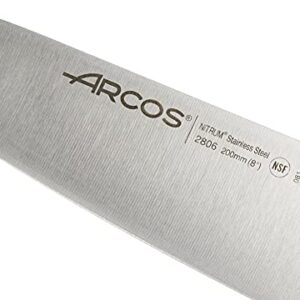 ARCOS Universal Chef’s Knife, 8 Inch, Black