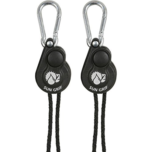 Sunlight Supply Sun Grip Light Hangers — Pair, 1/8in. Clips, 75-Lb. Capcity/Ea.