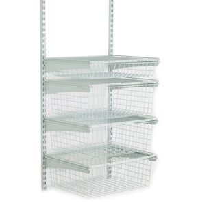 closetmaid 2815 shelftrack 4 drawer kit , white