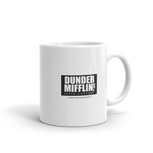 NBC The Office World's Best Boss Dunder Mifflin Ceramic Mug, White 15 oz - Official Michael Scott Mug As Seen On The Office