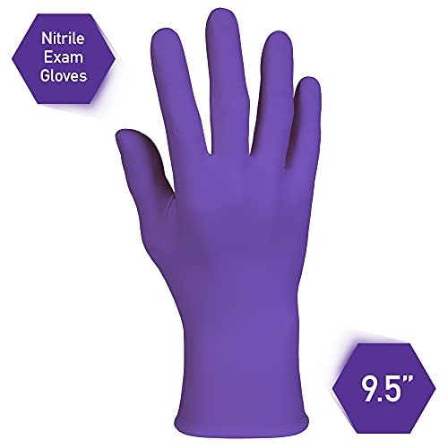 Kimberly-Clark® Safeskin Purple Nitrile Exam Gloves, Medium, Purple, Box Of 100