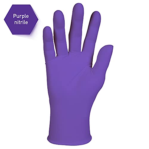 Kimberly-Clark® Safeskin Purple Nitrile Exam Gloves, Medium, Purple, Box Of 100