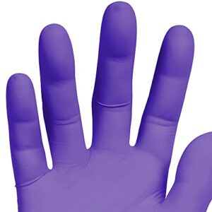 Kimberly-Clark® Safeskin Purple Nitrile Exam Gloves, Medium, Purple, Box Of 100