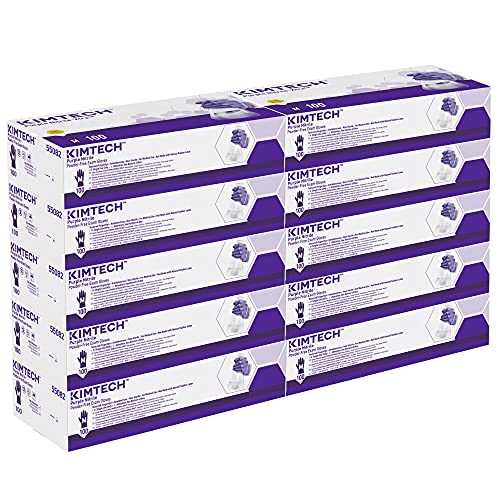 Kimberly-Clark® Safeskin Purple Nitrile Exam Gloves, Medium, Purple, Box Of 100