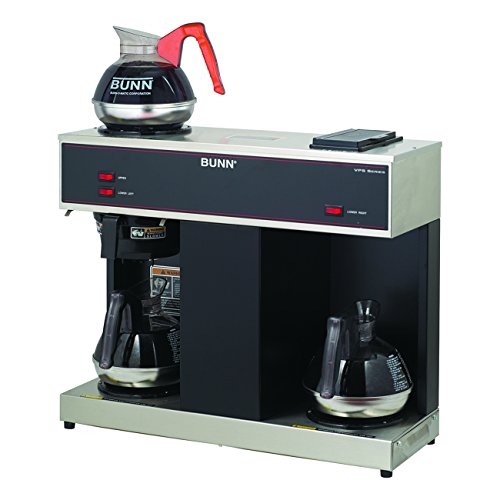 BUNN 04275.0031 VPS 12-Cup Pourover Commercial Coffee Brewer, with 3 Warming Stations (120V/60/1PH)