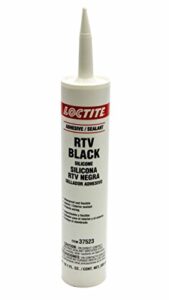 loctite sealant, black rtv, silicone, 300 ml cartridge, each