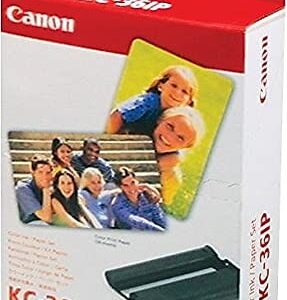 Canon 7739A001 (Kc-36Ip) Ink & Photo Paper Set, Black/Tri-Color In Retail Packaging