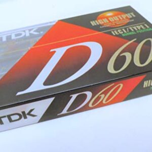 TDK Audiocassettes Superior Normal Bias D60 (Discontinued by Manufacturer)