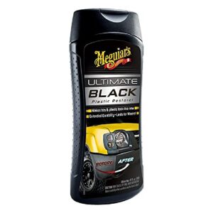 meguiar’s g15812eu ultimate black plastic & trim restorer 355ml. makes black plastic & trim look like new