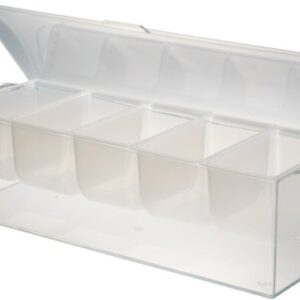 Jumbl Chilled Condiment Server with 5 Removable Containers.