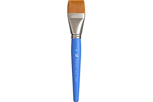 Princeton Select Artiste, Series 3750, Paint Brush for Acrylic, Watercolor and Oil, Flat Wash, 1 Inch