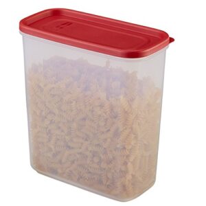 rubbermaid modular food storage container, 21 cup, racer red 1776473