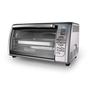 black+decker 02648008504 countertop convection toaster oven, silver, cto6335s