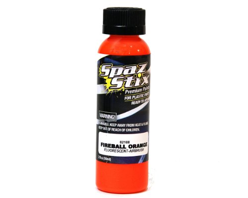 Fireball Orange Fluorescent Airbrush Paint 2oz