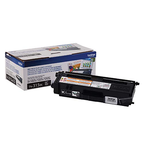 Brother TN-315BK DCP-9050 9055 9270 HL-4140 4150 4570 MFC-9460 9465 9560 9970 Toner Cartridge (Black) in Retail Packaging