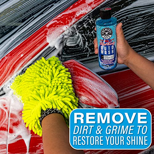 Chemical Guys CWS_133_16 Glossworkz Gloss Booster Car Wash Soap (Works with Foam Cannons, Foam Guns or Bucket Washes) Safe for Cars, Trucks, Motorcycles, RVs & More, 16 fl oz, Watermelon Scent