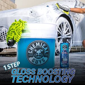 Chemical Guys CWS_133_16 Glossworkz Gloss Booster Car Wash Soap (Works with Foam Cannons, Foam Guns or Bucket Washes) Safe for Cars, Trucks, Motorcycles, RVs & More, 16 fl oz, Watermelon Scent