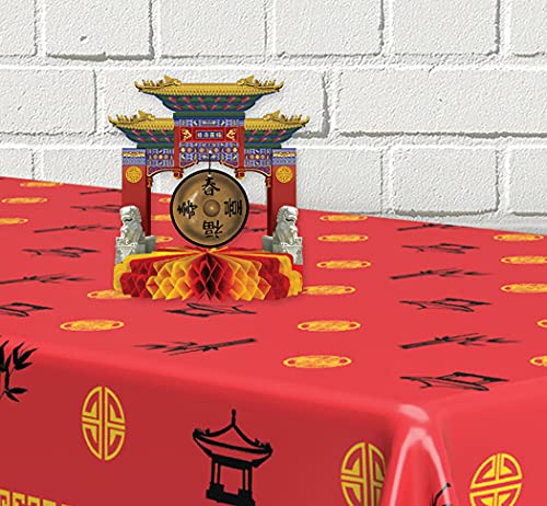 Asian Gong Centerpiece