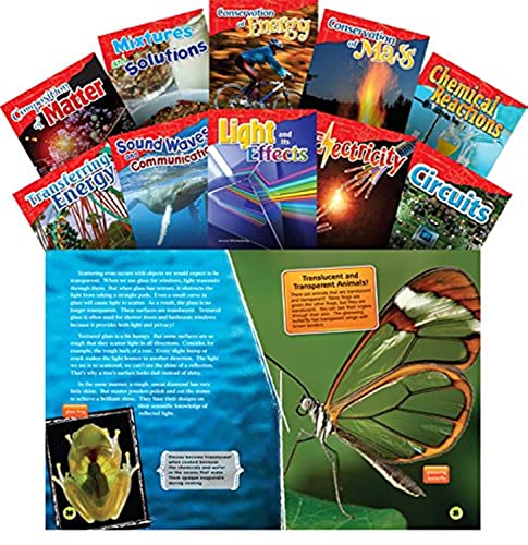 Teacher Created Materials - Science Readers: Content and Literacy: Let's Explore Physical Science - 10 Book Set - Grades 4-5