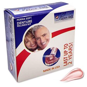 perma soft denture reliner kit – relines 2 denture plates