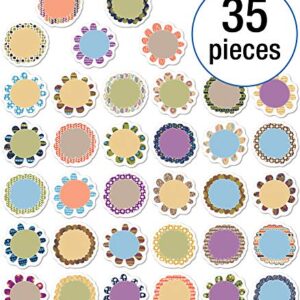 Carson Dellosa | You-Nique Flowers Mini Cut-Outs | 3-inch x 3-inch, 35pcs