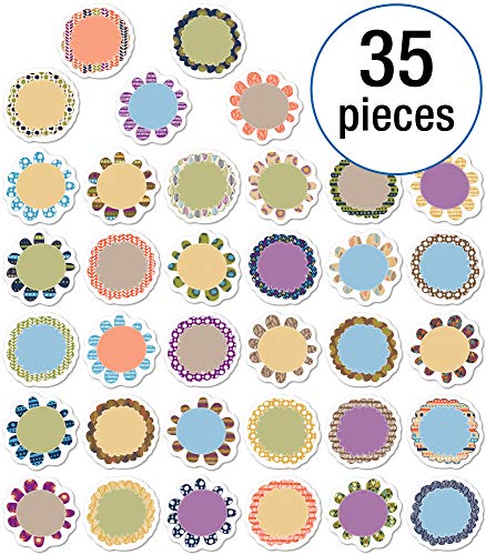 Carson Dellosa | You-Nique Flowers Mini Cut-Outs | 3-inch x 3-inch, 35pcs