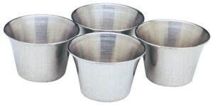 norpro stainless steel sauce cups, set of 4