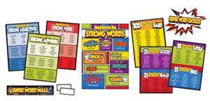 carson dellosa super power super word choices bulletin board set (110311)