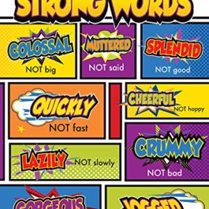 Carson Dellosa Super Power Super Word Choices Bulletin Board Set (110311)