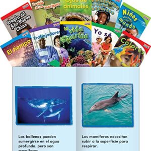 Teacher Created Materials - TIME for Kids Informational Text Readers (Spanish) Set 2 - 10 Book Set - Grade 1 - Guided Reading Level A - I