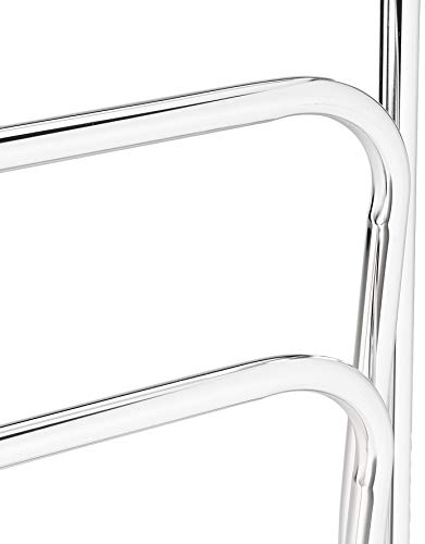 King's Brand Furniture-Kenneth Metal 3 Tier Freestanding Bathroom Towel Rack Stand, Chrome