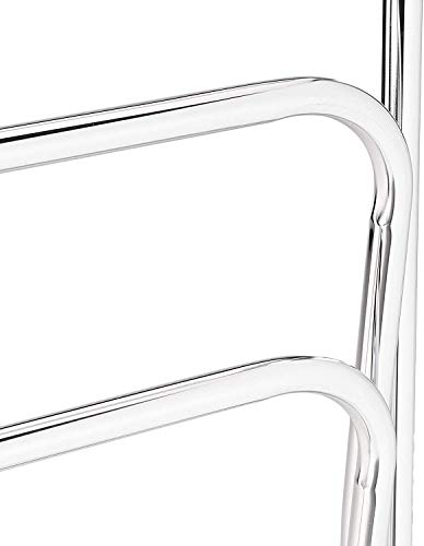 King's Brand Furniture-Kenneth Metal 3 Tier Freestanding Bathroom Towel Rack Stand, Chrome