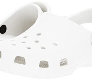 Crocs Unisex-Adult Classic Clogs (Best Sellers), White, 8 Men/10 Women