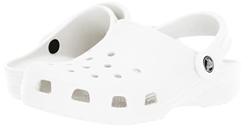 Crocs Unisex-Adult Classic Clogs (Best Sellers), White, 8 Men/10 Women