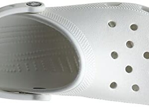 Crocs Unisex-Adult Classic Clogs (Best Sellers), White, 8 Men/10 Women