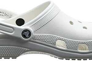 Crocs Unisex-Adult Classic Clogs (Best Sellers), White, 8 Men/10 Women