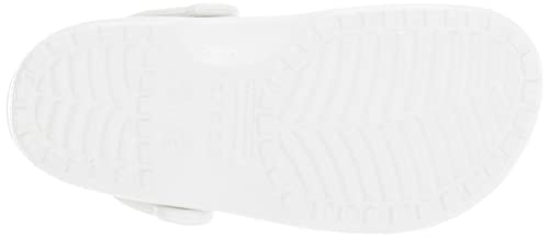 Crocs Unisex-Adult Classic Clogs (Best Sellers), White, 8 Men/10 Women