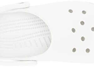 Crocs Unisex-Adult Classic Clogs (Best Sellers), White, 8 Men/10 Women