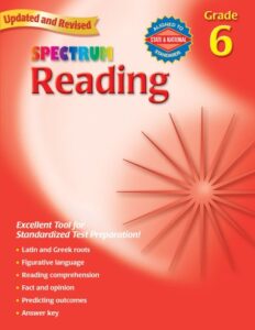 spectrum reading, grade 6